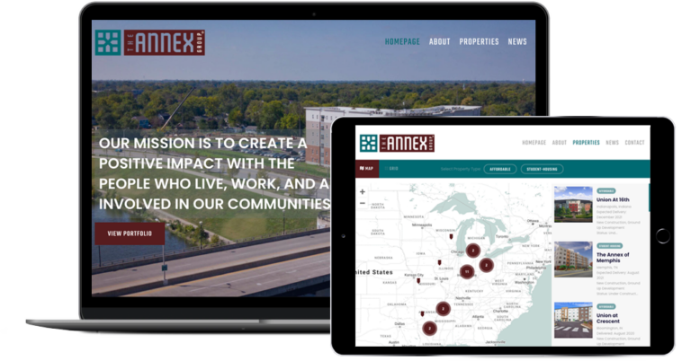 Annex Group's New Website for $250M Portfolio | inMotion Real Estate